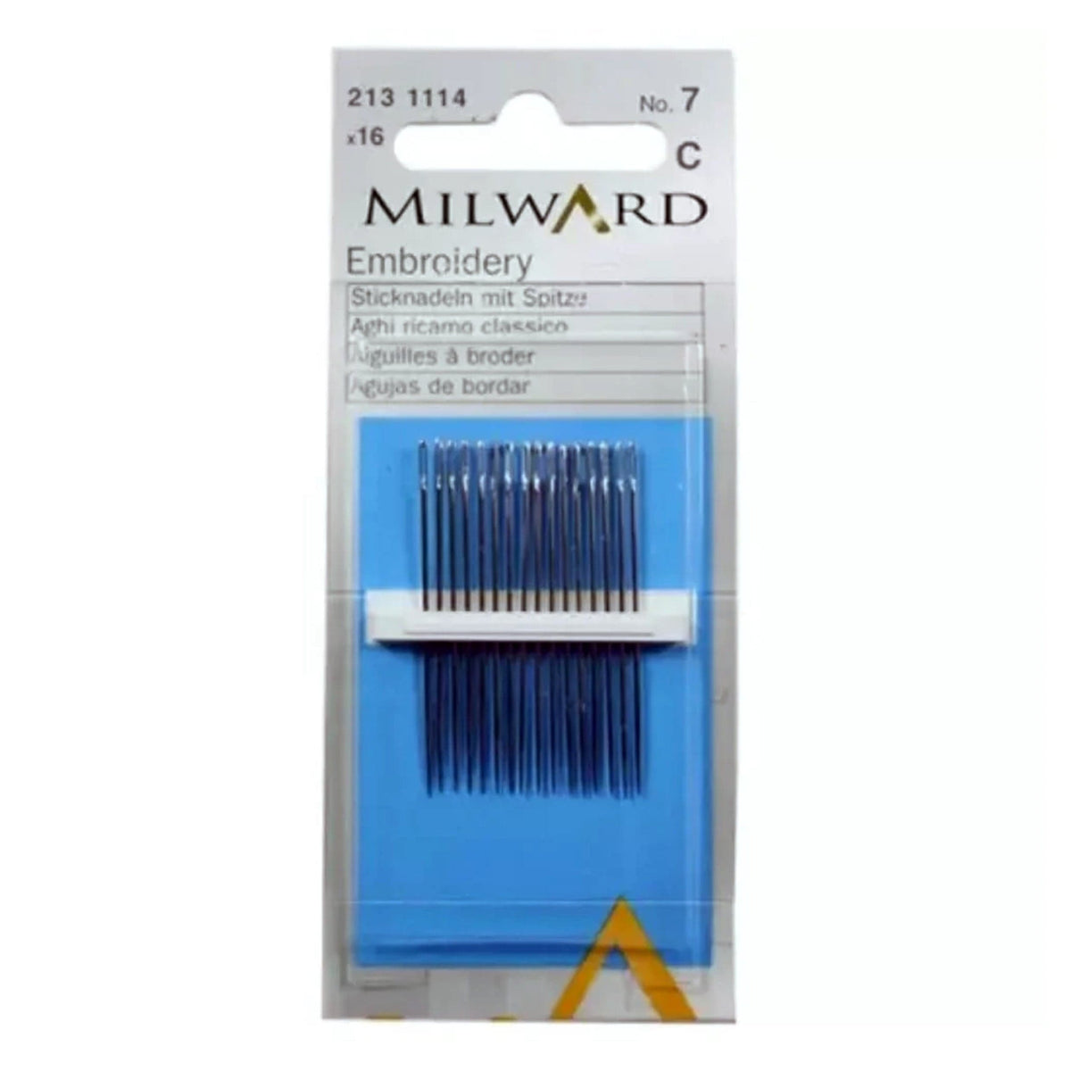 Milward Embroidery Needle No:7 – Mini Hobievi
